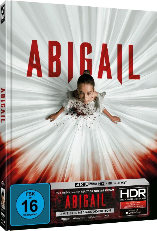 Abigail - Limited Mediabook Edition (4K UHD + Blu-ray Region B) Cover ...
